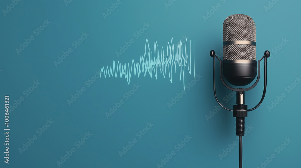 Transform your podcast visuals with an eye-catching banner featuring a ...