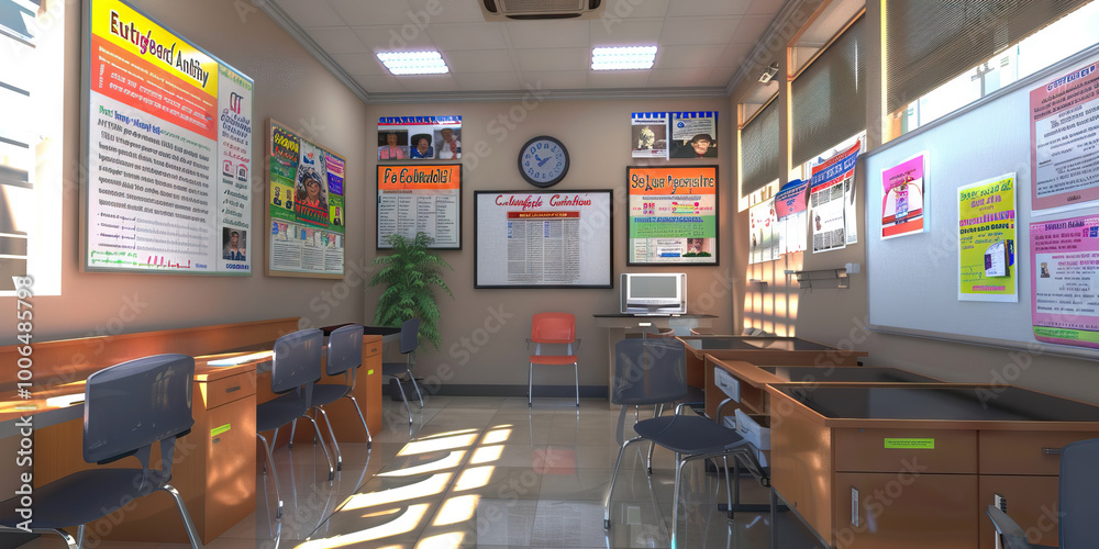 Student Government Advisor's Wall: Adorned with student council ...