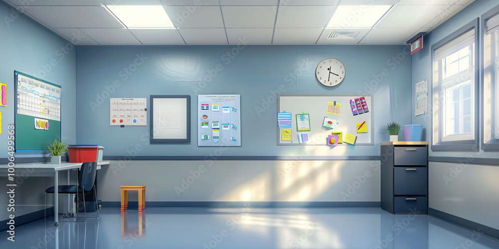 Speech Therapy Room Wall: Covered in speech therapy exercises ...