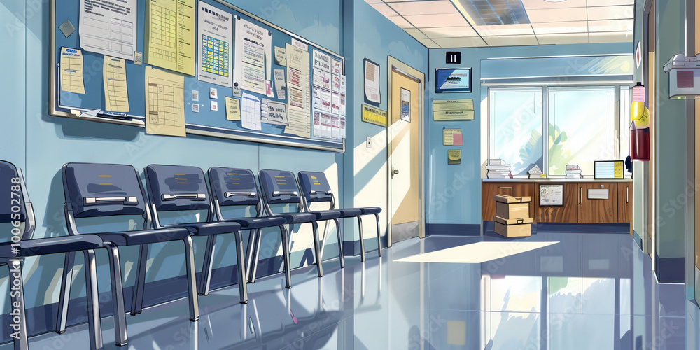 Hospitalist's Office Wall: Covered in patient care plans, hospitalist ...