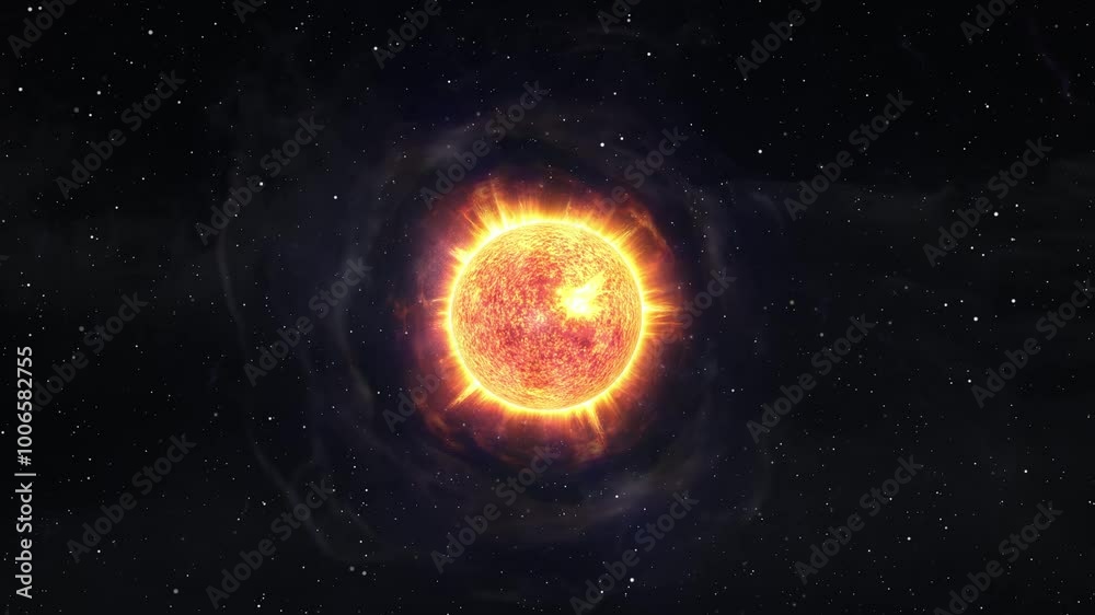 Massive Solar Storm On The Sun Emitting Tons Of Solar Winds Into The ...
