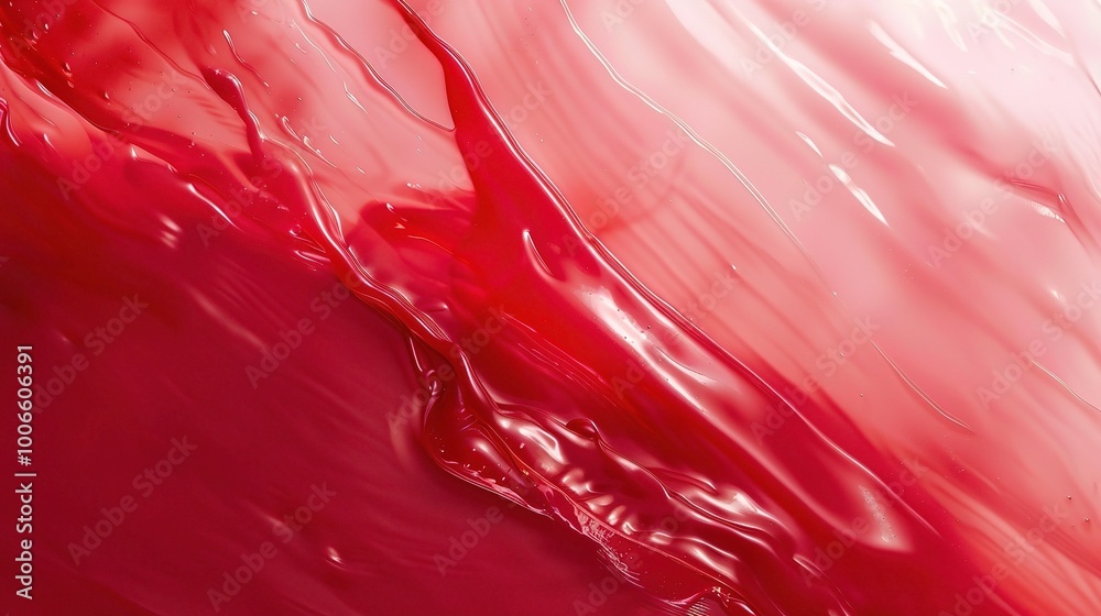 Vivid red fluid colorful background creating a mesmerizing and dynamic ...