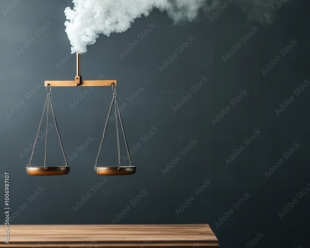 Floating balance scales comparing the cost-effectiveness of fossil ...