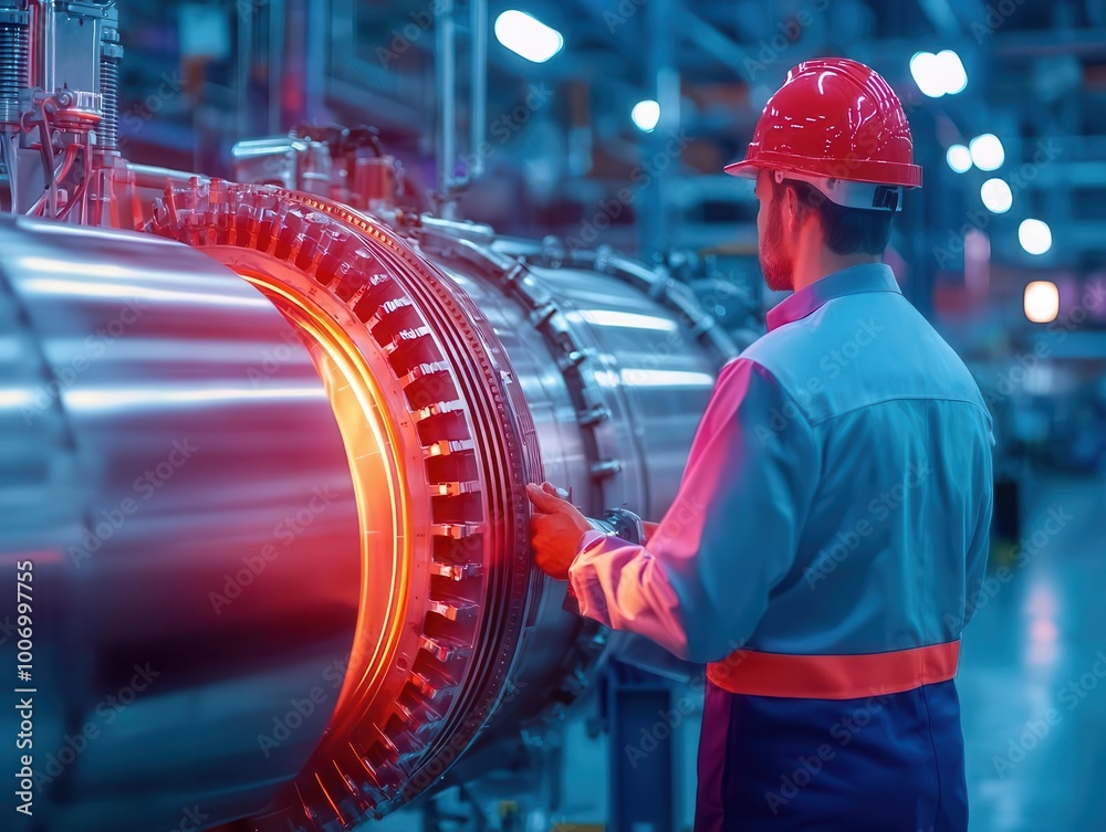 Engineers designing alternative combustion engine systems for clean ...