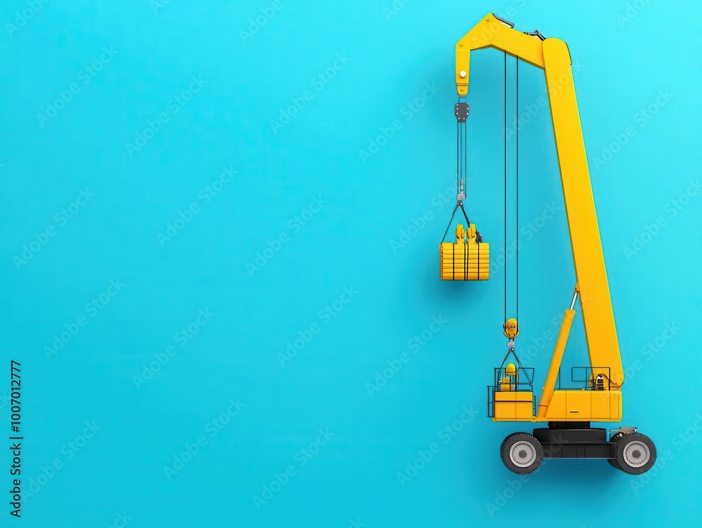 Engineers optimizing load distribution in a crane s pulley system, with ...