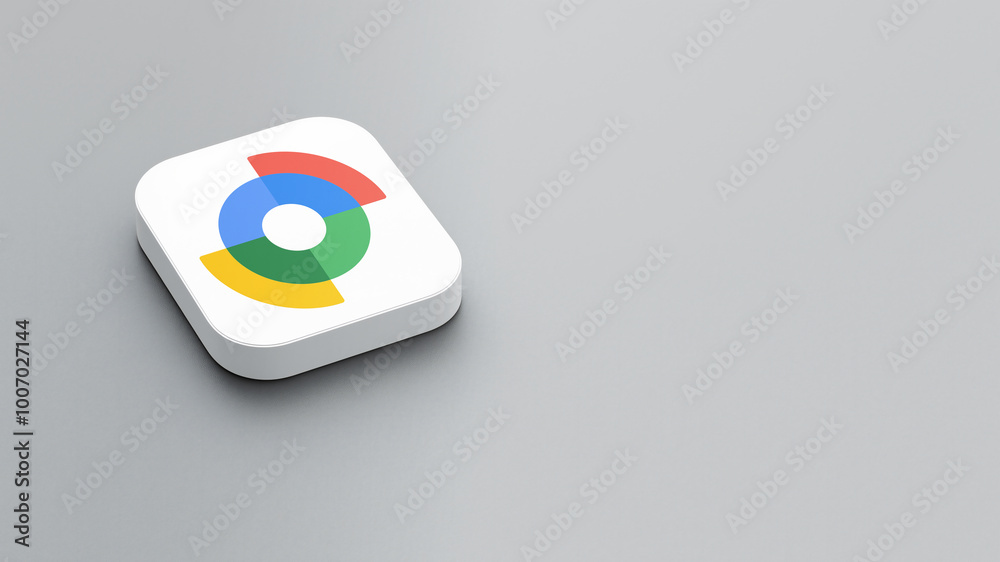 An icon of the Google Find My Device logo on a gray background, a white ...