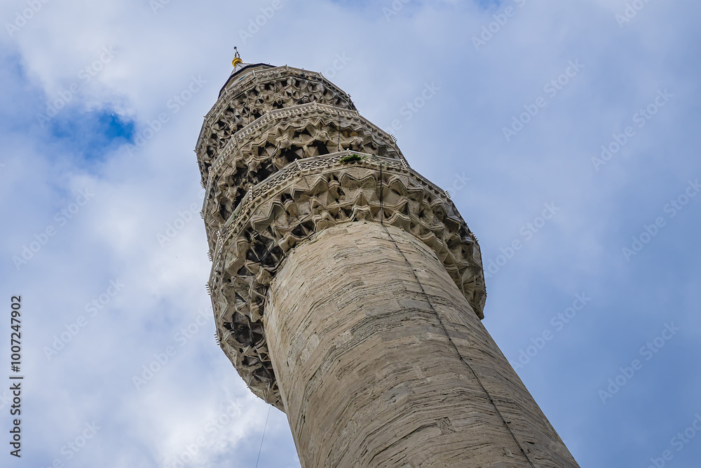 Architectural fragments of famous Suleymaniye Mosque (from 1557 ...