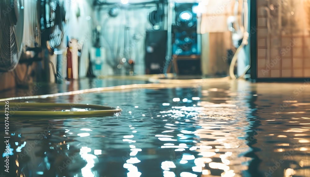 Emergency response to flooding in an electric room with deep water ...