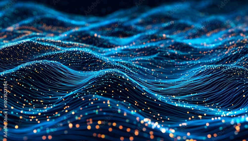 Abstract digital background illustrating deep learning concepts ... Abstract digital background illustrating deep learning concepts ...