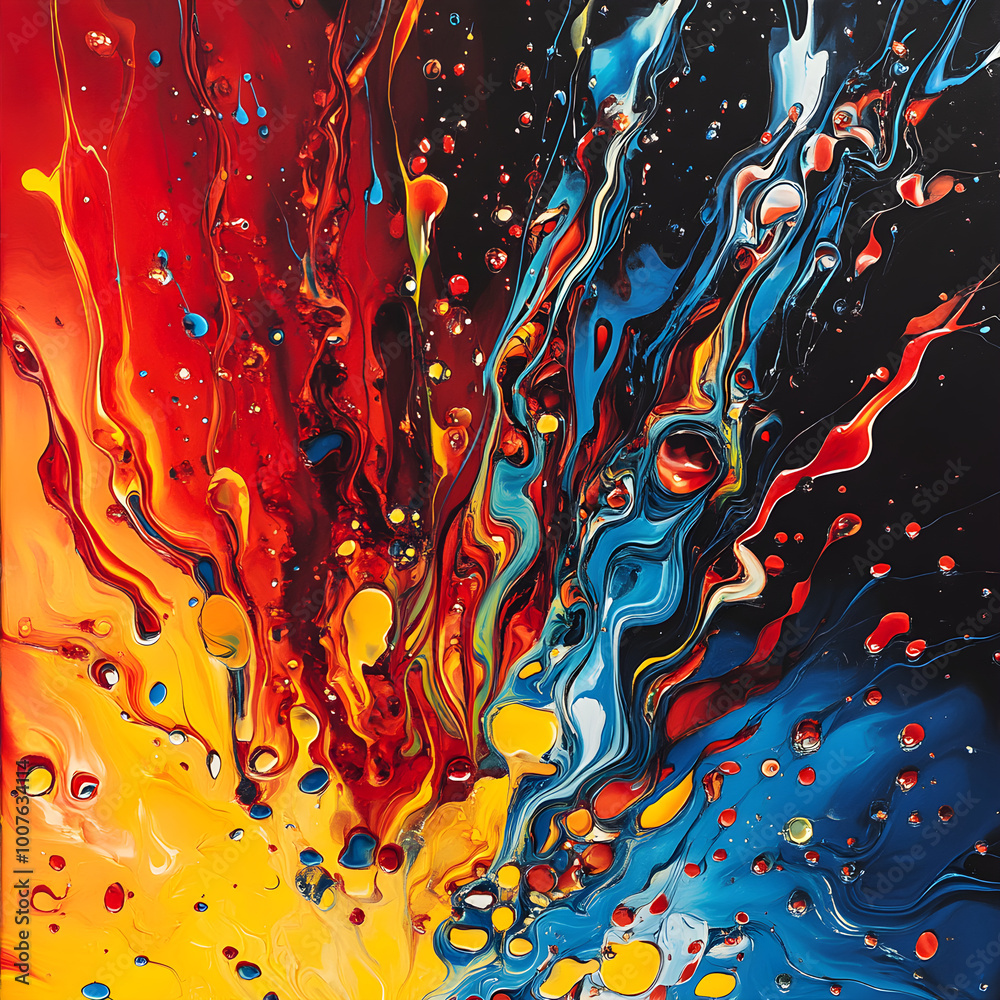 Euphoria in Overflow: A Cascade of Vibrant Colors Unleashed Beyond ...