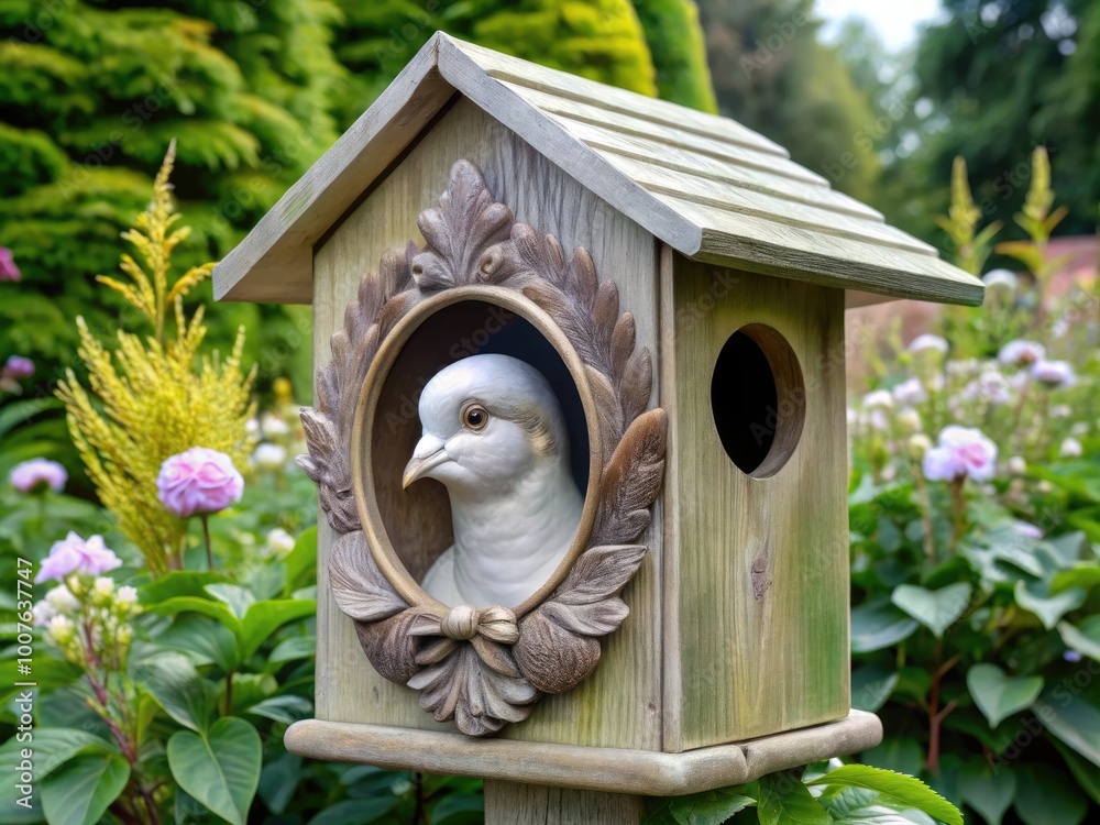 Elegant and Charming Dove Bird House Design for Outdoor Spaces and ...