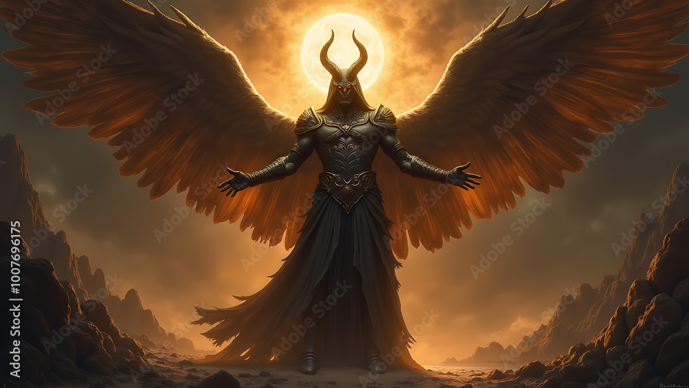 Samyaza and the watchers from the book of enoch. Ancient biblical ...