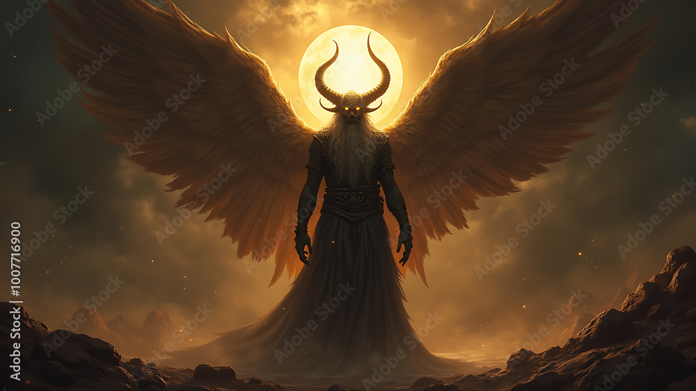 Samyaza and the watchers from the book of enoch. Ancient biblical ...