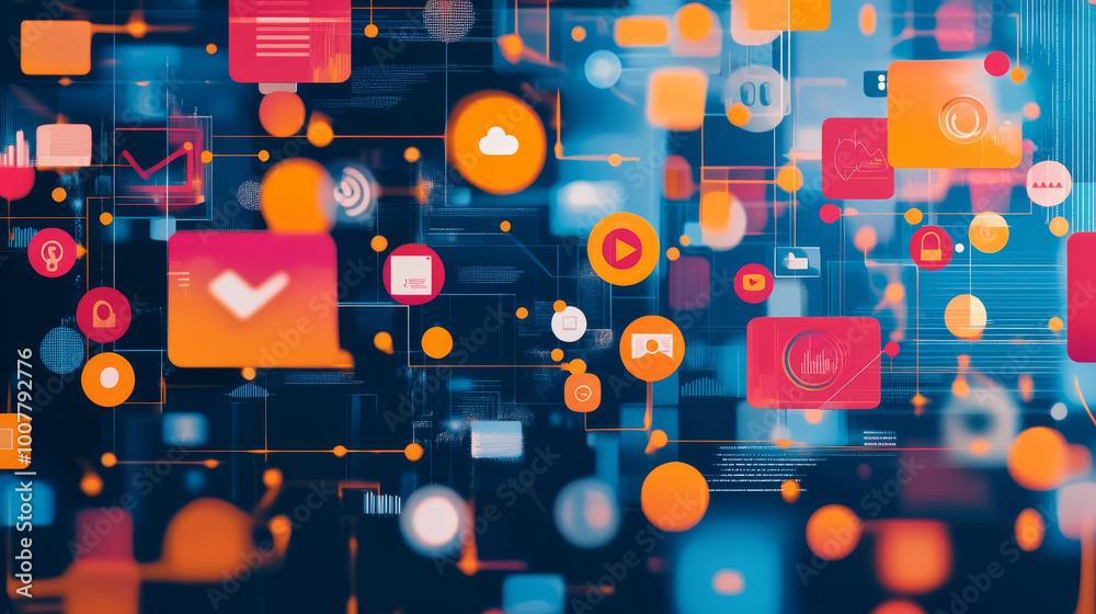 Digital marketing campaign visualized as a complex network of online ...