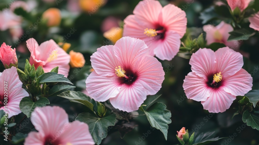 Hibiscus rosa-sinensis is a type of flowering plant, often called ...