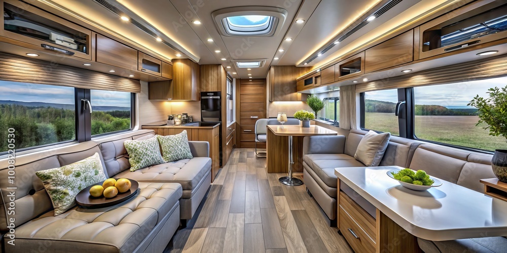 Discover modern RV interiors that enhance comfort and style in campers ...
