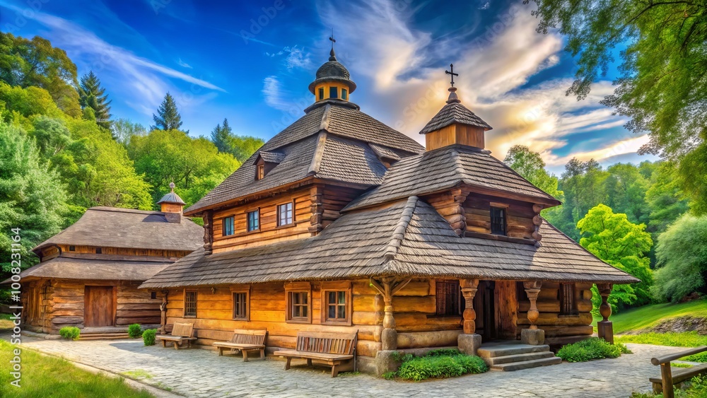 Experience the charm of the Museum of Folk Architecture in Kyiv, where ...
