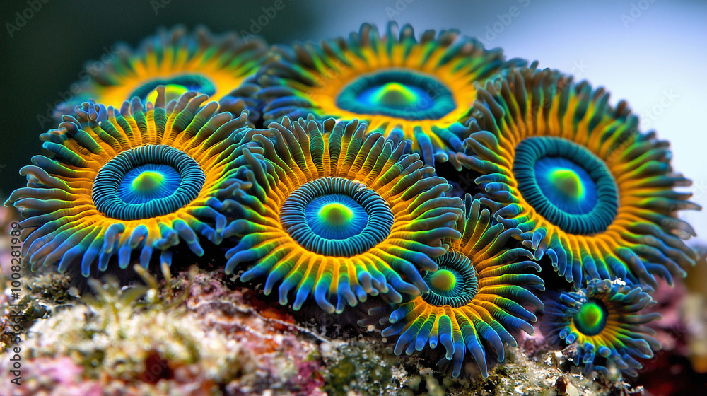 Montipora SPS coral polyps captured in a breathtaking ultra close-up ...