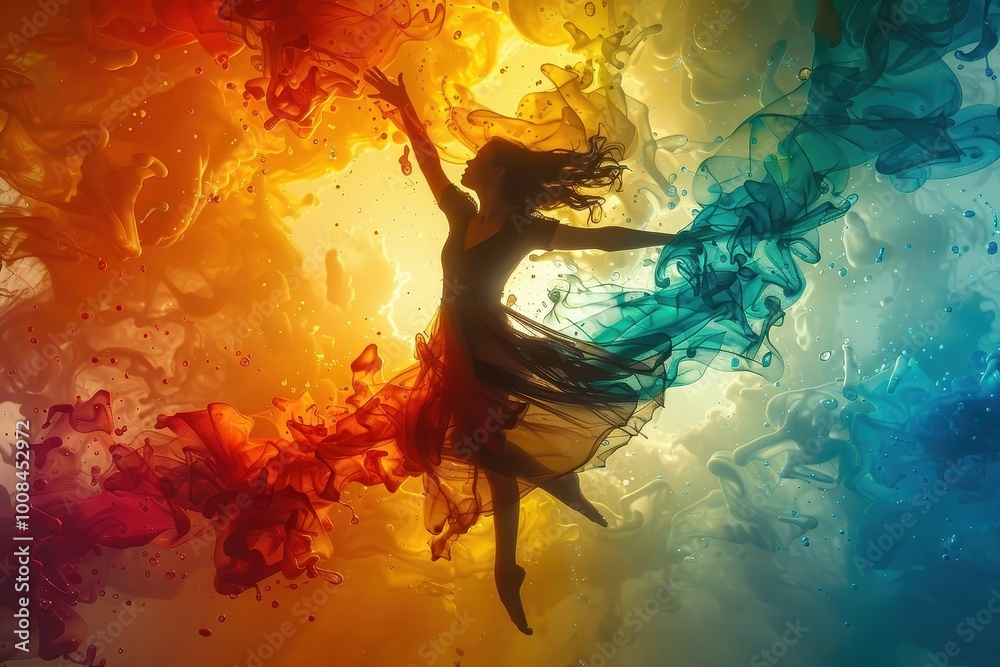 Dramatic sculpture of a human figure in a powerful pose. Stock ...