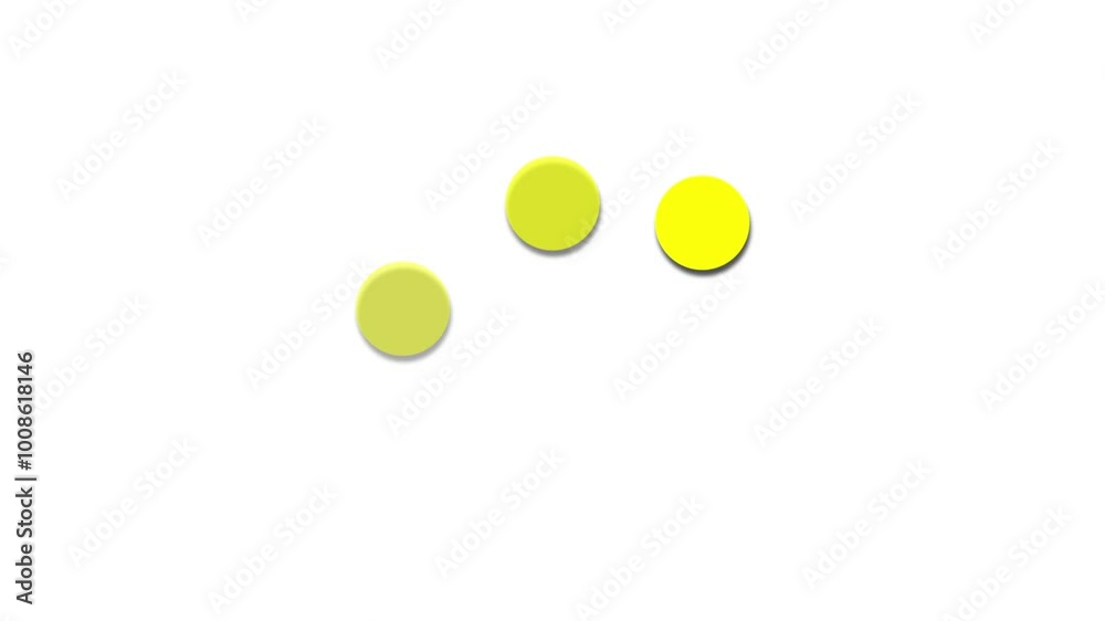 Typing loading dots on transparent background with alpha channel ...