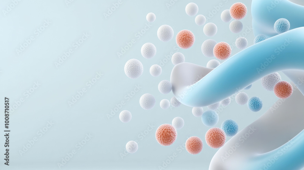 Microbial life clusters form intricate 3D textures, showcasing vibrant ...