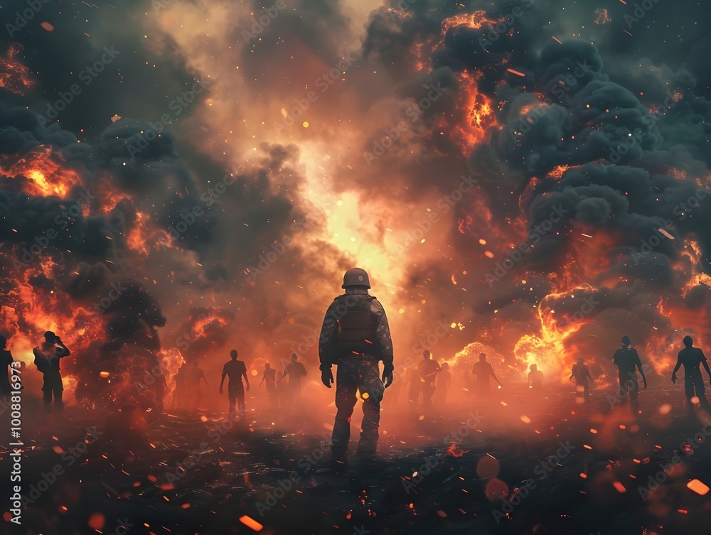 Soldier Stands Firm Against Zombie Horde in Devastating Last Stand ...