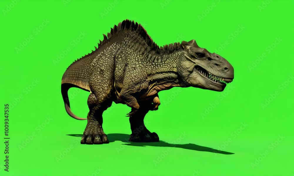 Realistic depiction of Carcharodontosaurus in Early Cretaceous period ...