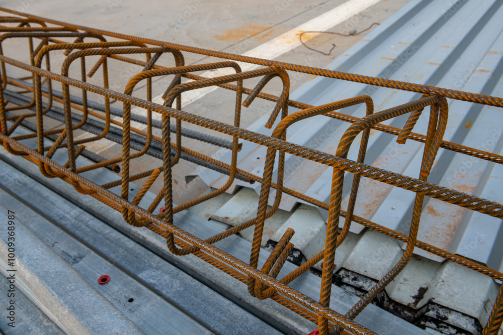 reinforced concrete reinforcement consists of steel bars with improved ...