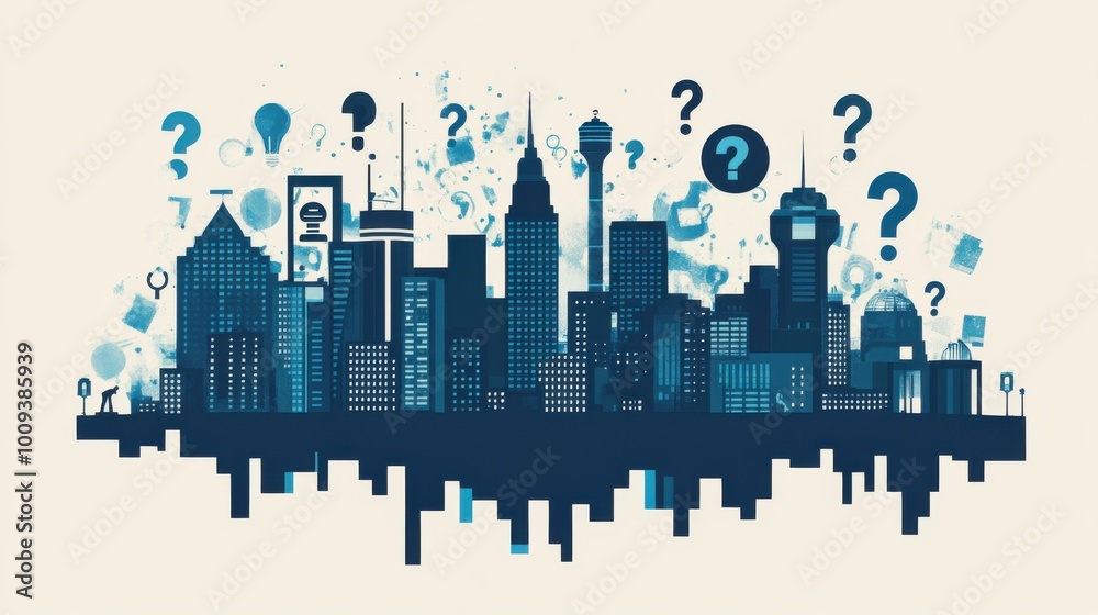 Minneapolis-St. Paul skyline illustration for the VP debate, framed by ...