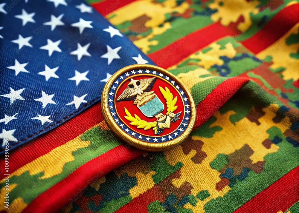 Marine Corps background featuring military insignia, camouflage, and ...