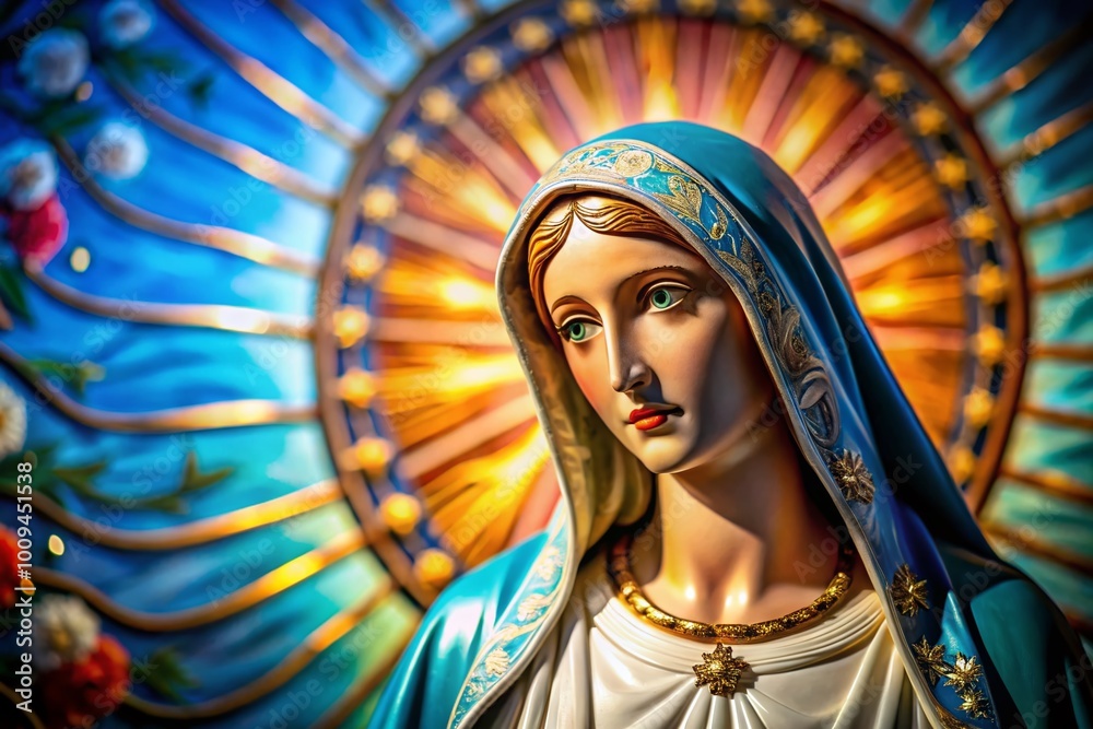 Serene and Reverent Depictions of Mary, the Mother of Jesus in Various ...