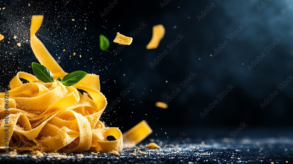 Creamy fettuccine Alfredo, ribbons of pasta in rich Parmesan sauce ...