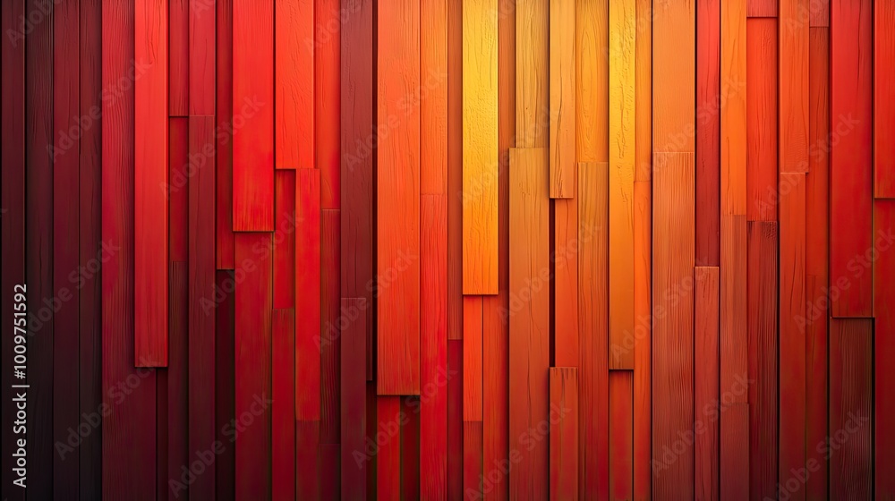 Degradado de Color en Tonos Cálidos: Rojo a Naranja Imagen de un ...