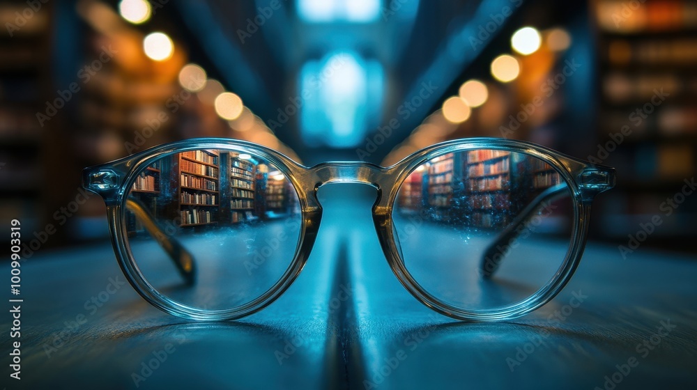 Glasses as physical portals to other dimensions of education, with each ...