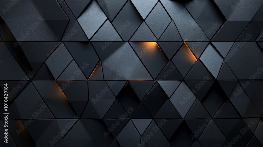 Ultra-detailed black diamond pattern, symmetrical triangular shapes ...