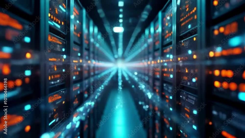 Internet of things computer technology connect Main system. futuristic ...