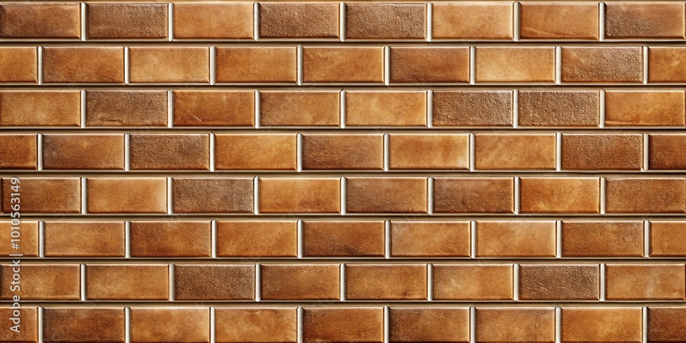 A textured brick wall with warm brown tones and subtle light and dark ...