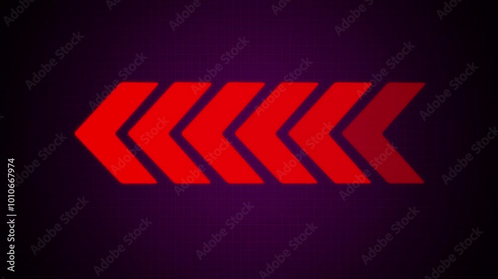 Animation of arrows sign animation with optional luma matte. Alpha Luma ...