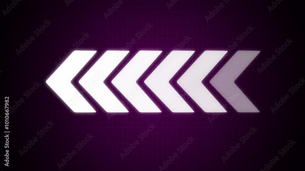 Animation of arrows sign animation with optional luma matte. Alpha Luma ...