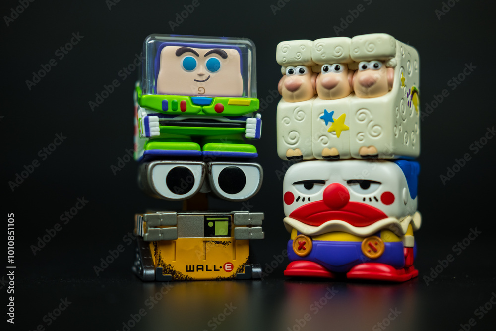 Bangkok, Thailand - October 4, 2024 : Disney, Pixar POP CUBE 1 Series ...