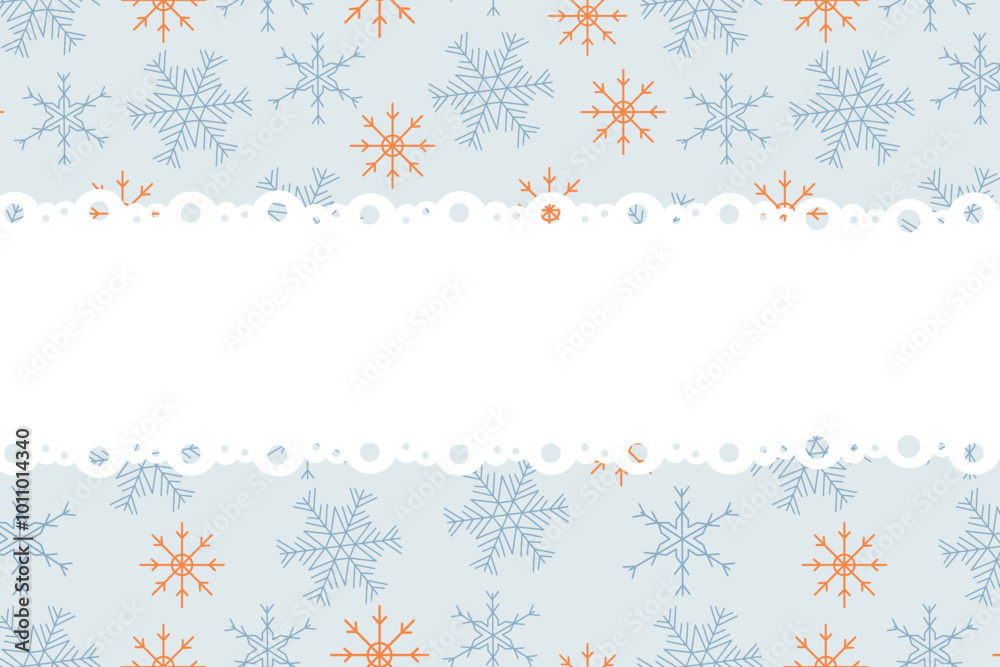 Flat vector illustration frame without text for your text. Holiday ...