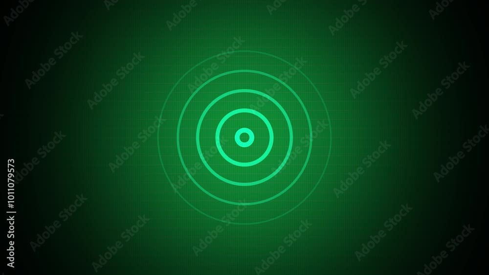 Radio waves background animation and Expanding graphics. Radio wave ...