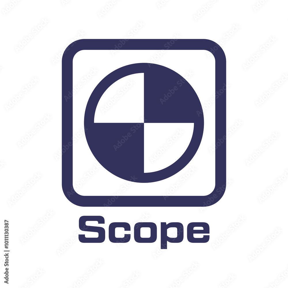 scope packaging symbol vector, scope packaging, packaging symbol vector ...