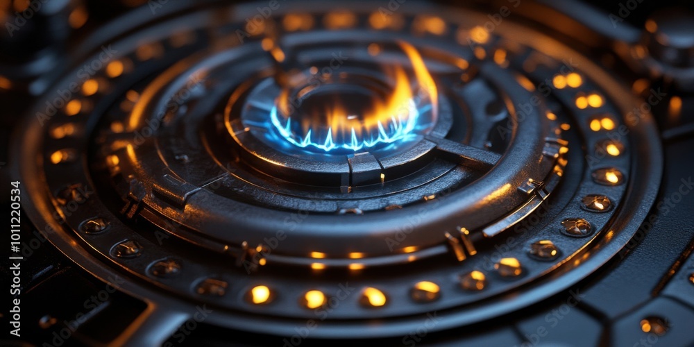 Futuristic Gas Burner: A Stunning Fusion of Precision Engineering and ...