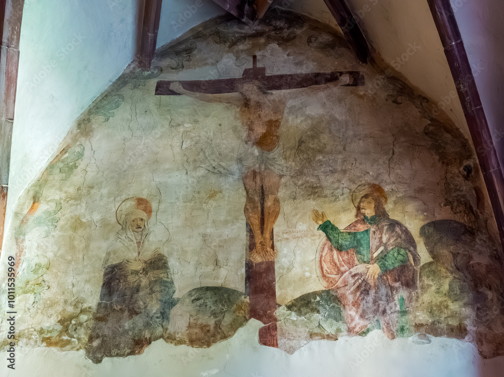 Červený Kláštor, Slovakia - August 26, 2024. ’Crucifixion of Jesus ...