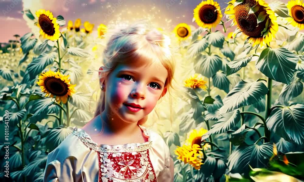 : Princess in a Magical Fairy Tale Castle Description: A beautiful ...