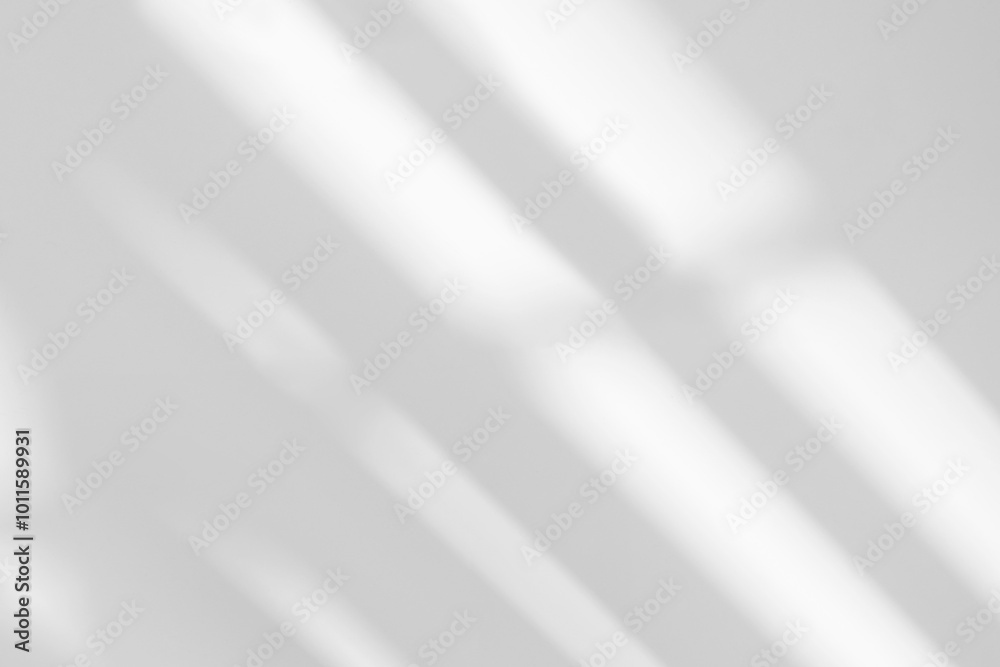 Gray shadow and light blur abstract background on white wall from ...