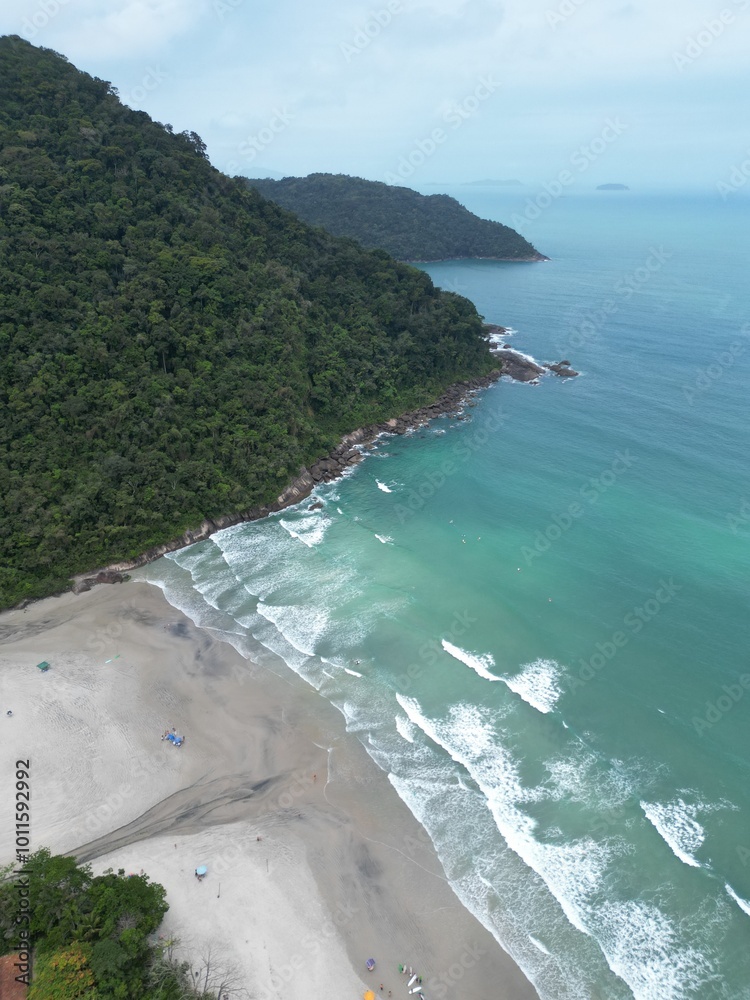 Aerial photos of Ubatuba, Brazil, featuring its stunning beaches ...