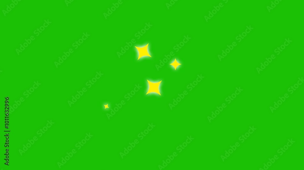 blinking stars night sky, blinking star. Twinkling star motion graphics ...