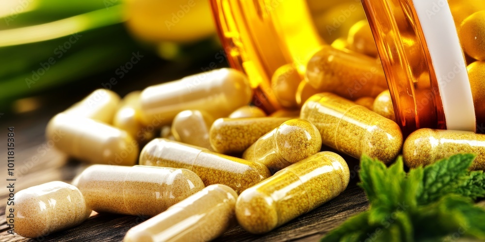 Informational Infographic on Supplements: Depict an infographic that ...